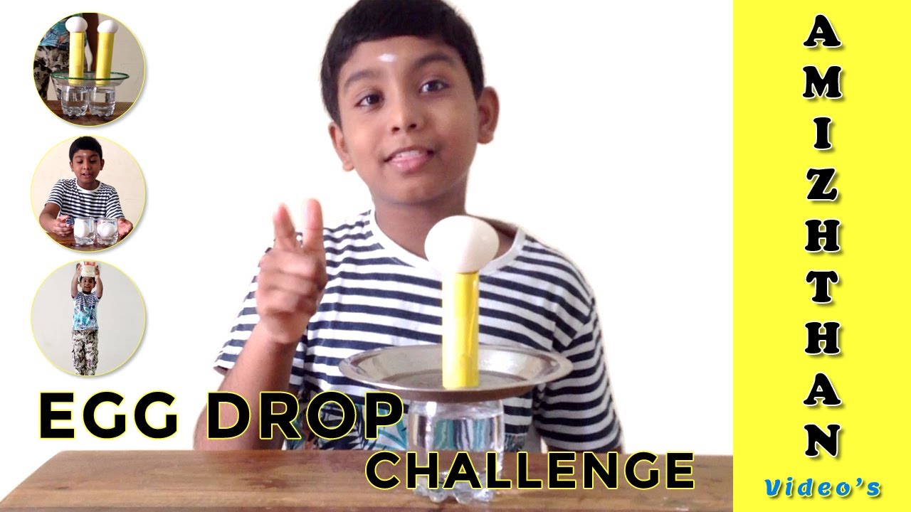 EGG DROP Challenge | EGG DROP Trick | Egg Drop | Egg Drop Science Experiment | Learn with ami ...
