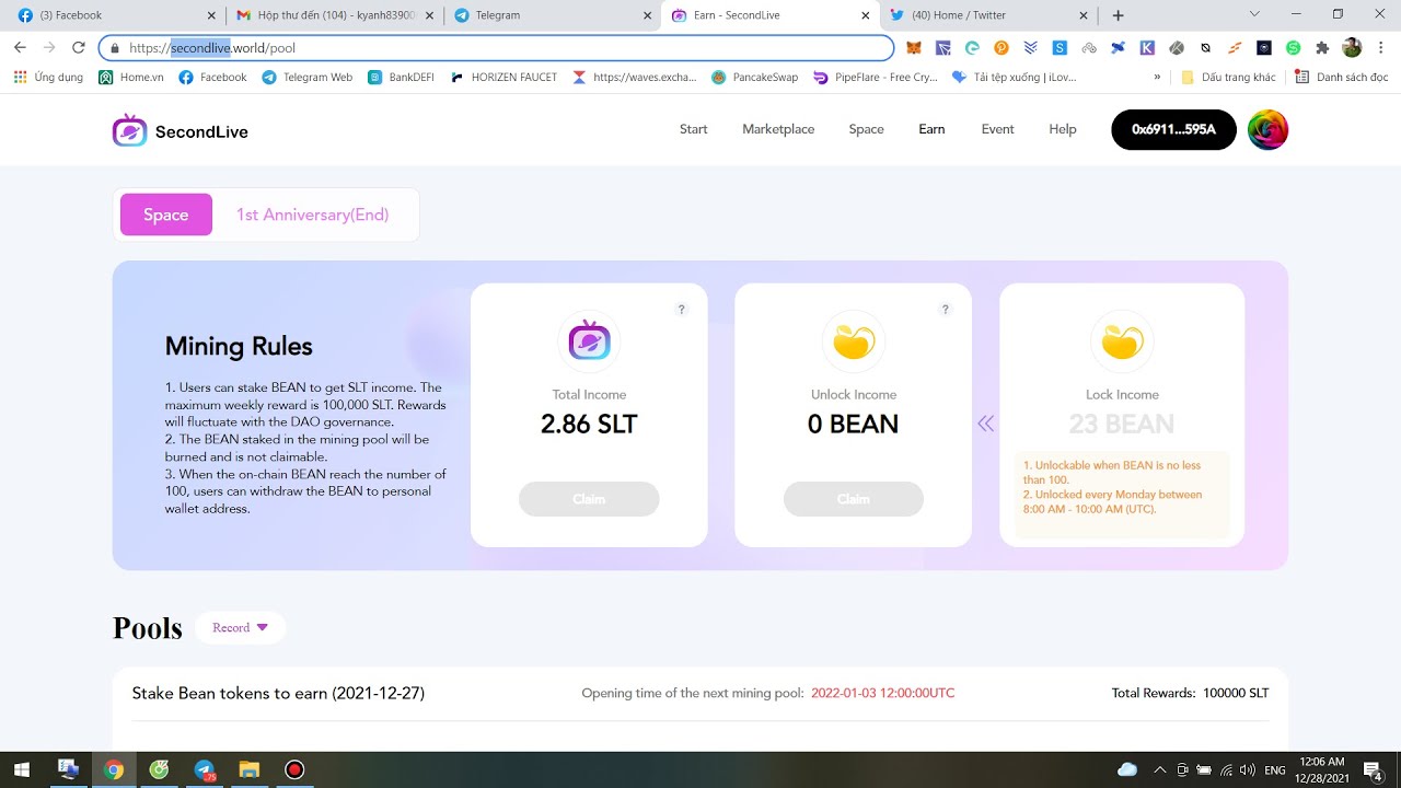 UPDATE-Hướng dẫn dùng BEAN đào SLT dự án Secondlive -AE ai làm thì vào update nhé - YouTube