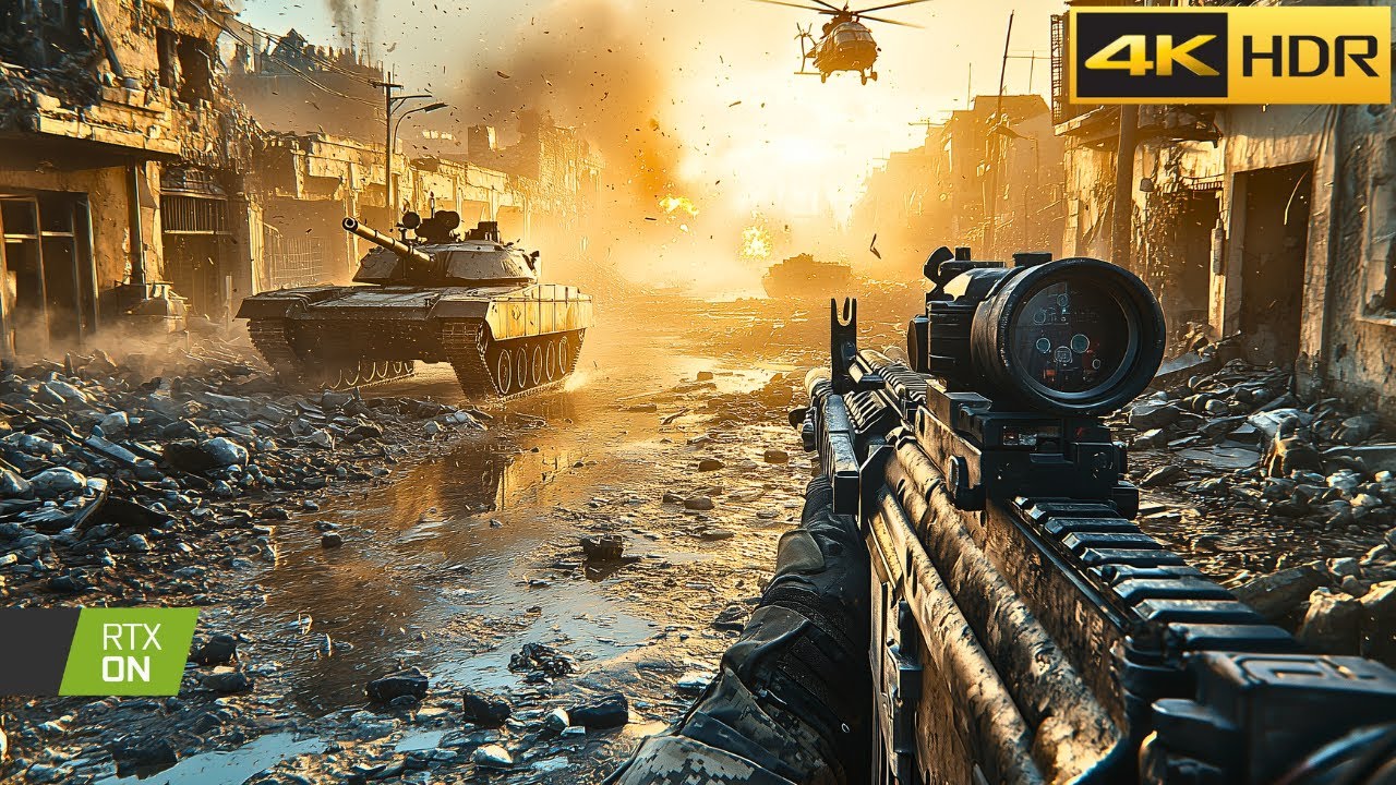 AFGHANISTAN BATTLEGROUND (5090) Realistic ULTRA Graphics (4K 60FPS HDR ...