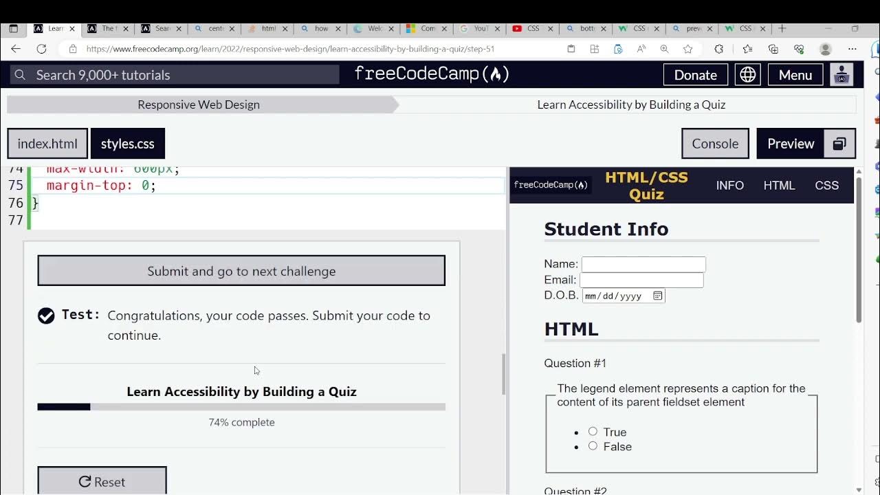 CSS Accessibility Part 7 - YouTube