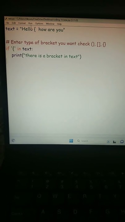 Bracket Concept In Python Viral Coding Python Pythonprogramming Pythonprogram Pythoncoding