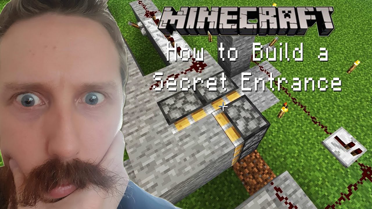 Minecraft: How to Make a Secret Entrance - YouTube