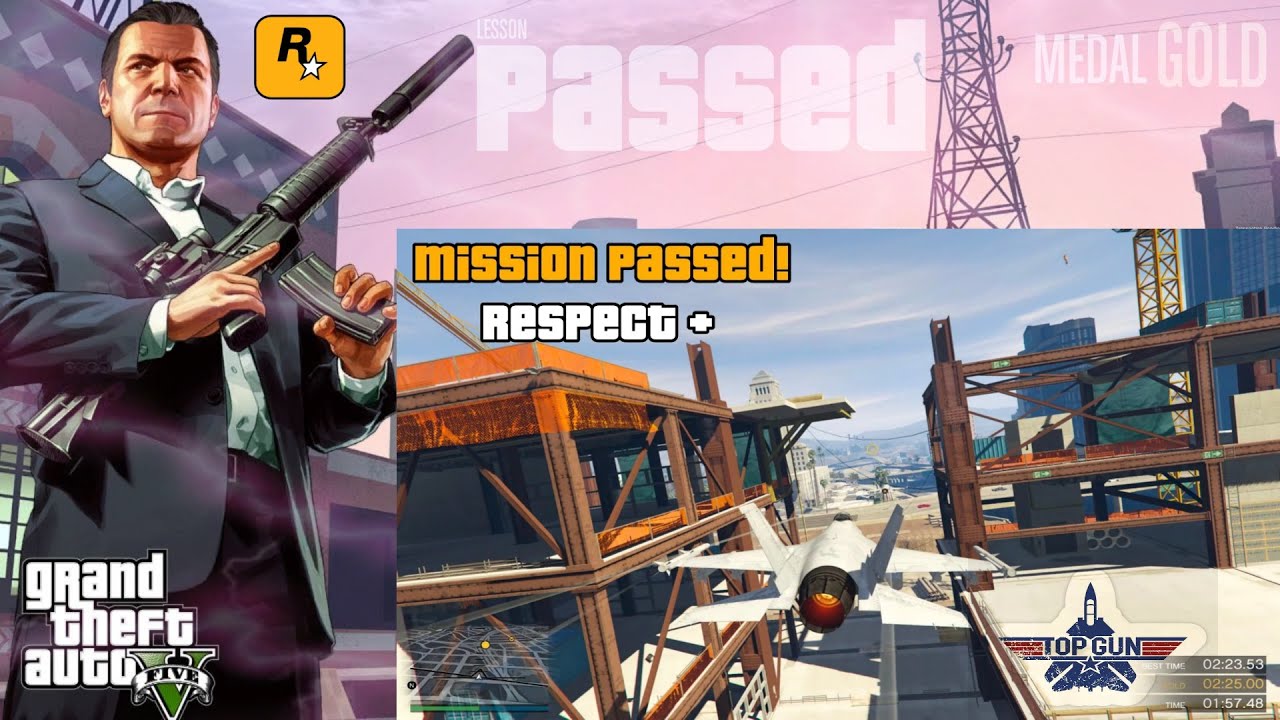GTA V - Top Gun Maverick Challenge - YouTube