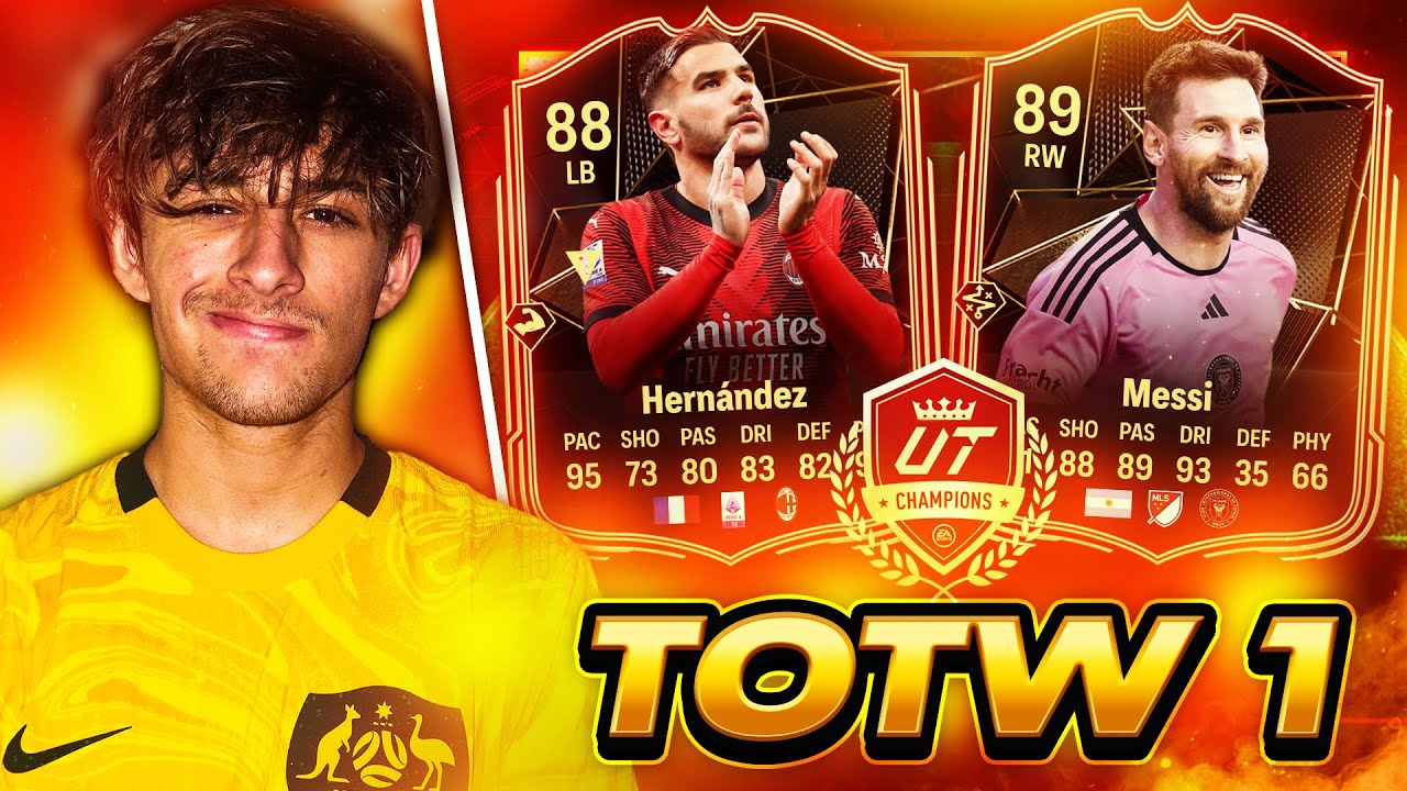LOOKING AT THE OFFICIAL TOTW WEEK 1 + UPDATED CHAMPS STRUCTURE!! - YouTube