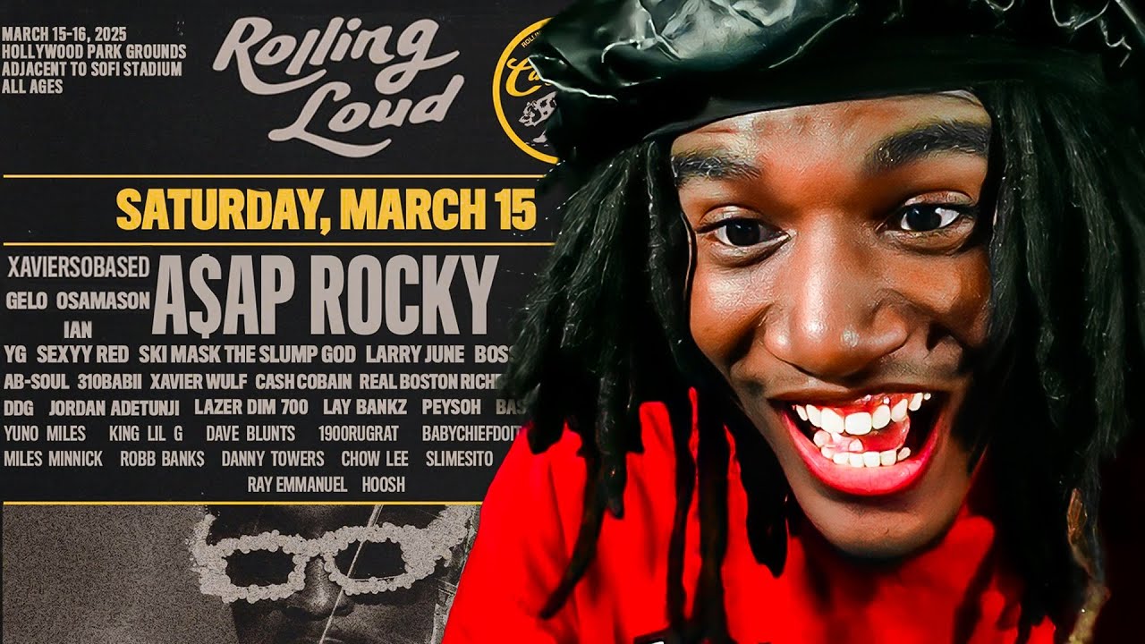 ROLLING LOUD CALI DAY 1 - REACTION (Osamason, A$AP ROCKY, XavierSoBased ...