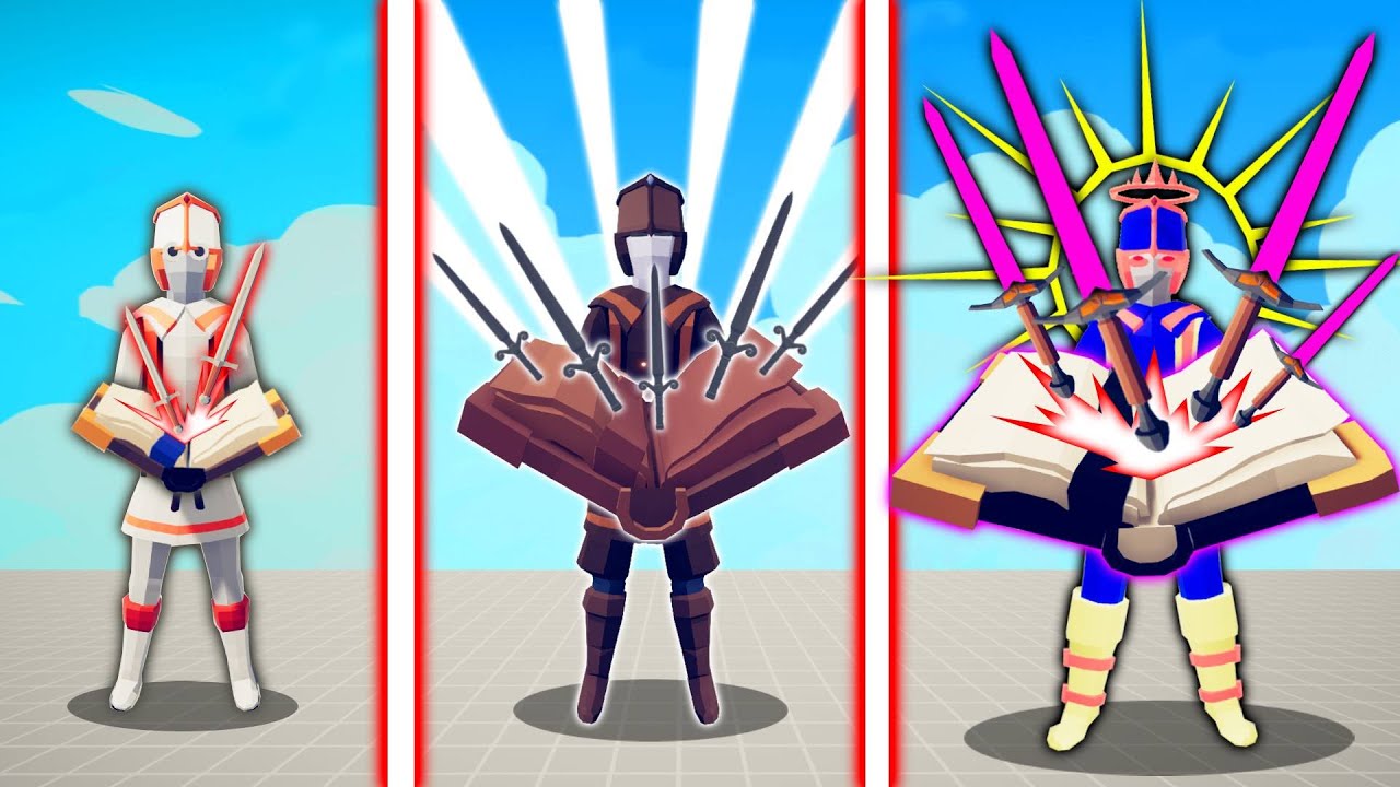 EVOLUTION OF ULTIMATE SWORD MAGE | TABS - Totally Accurate Battle ...