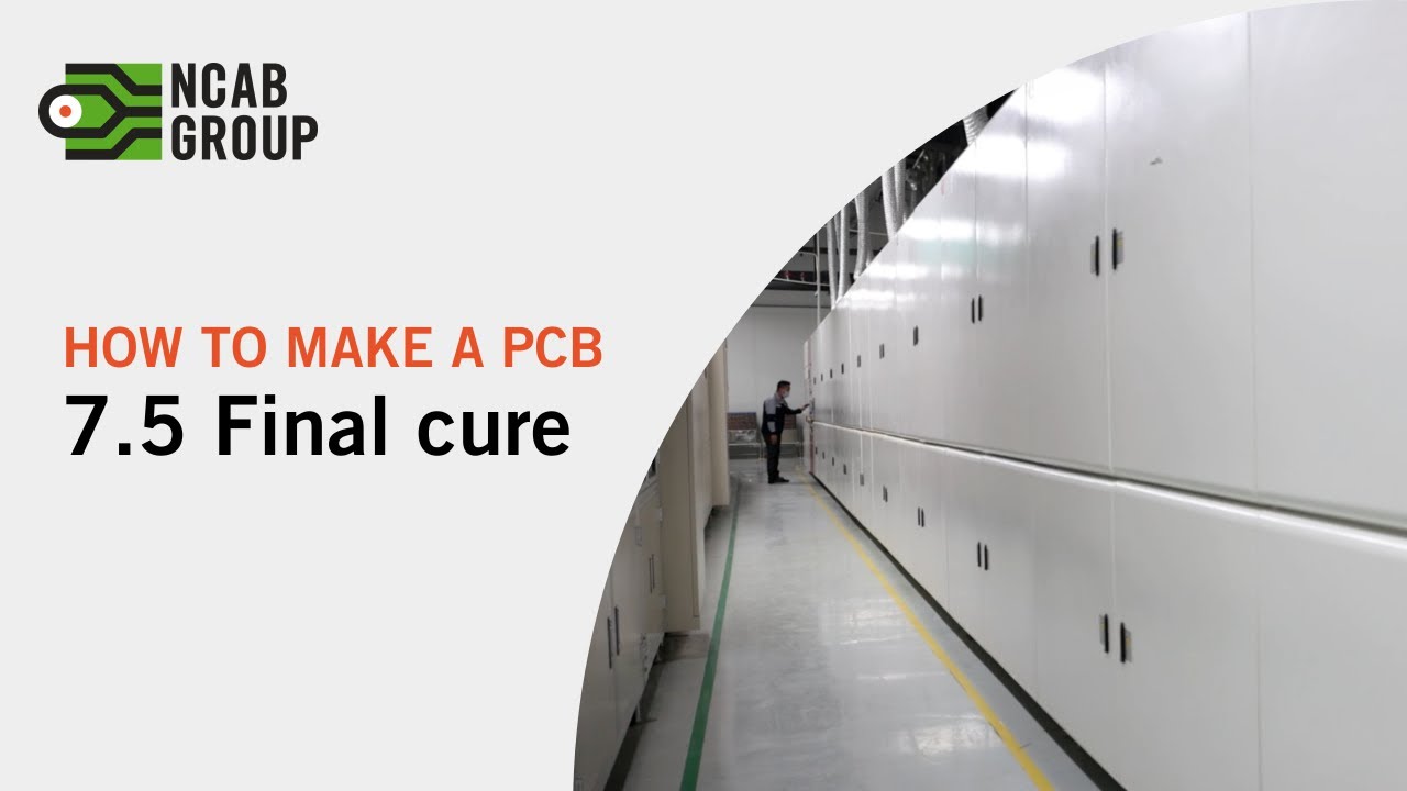 Soldermask Final cure | How to make a PCB step 7.5 - YouTube