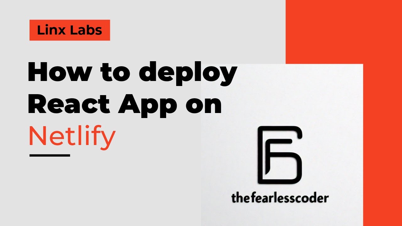 How To Deploy React App On Netlify Netlify Demo React Apps Web