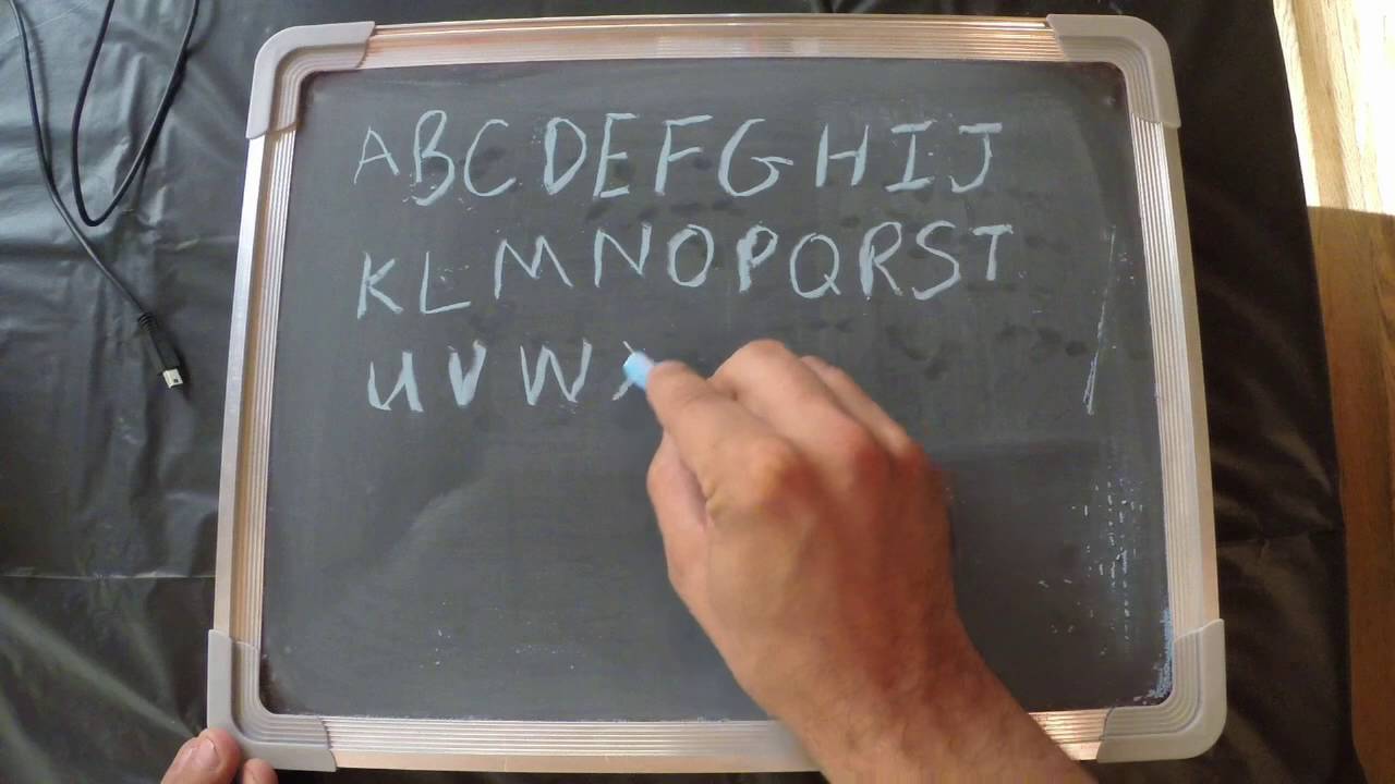 ASMR Chalkboard m/ blackboard / no talking- Which Sounds Better? - YouTube