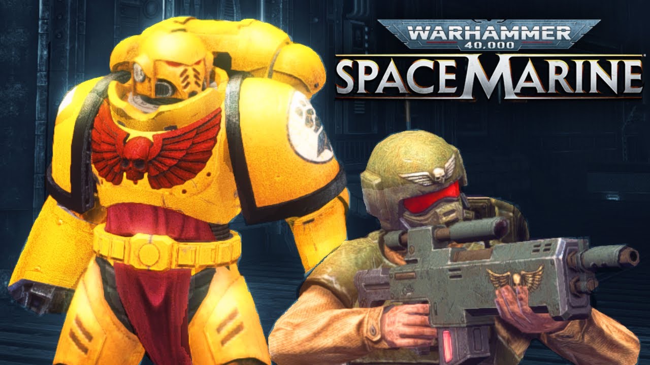Imperial Fist & Guard vs Orks Invasion - Warhammer 40K: Space Marine ...