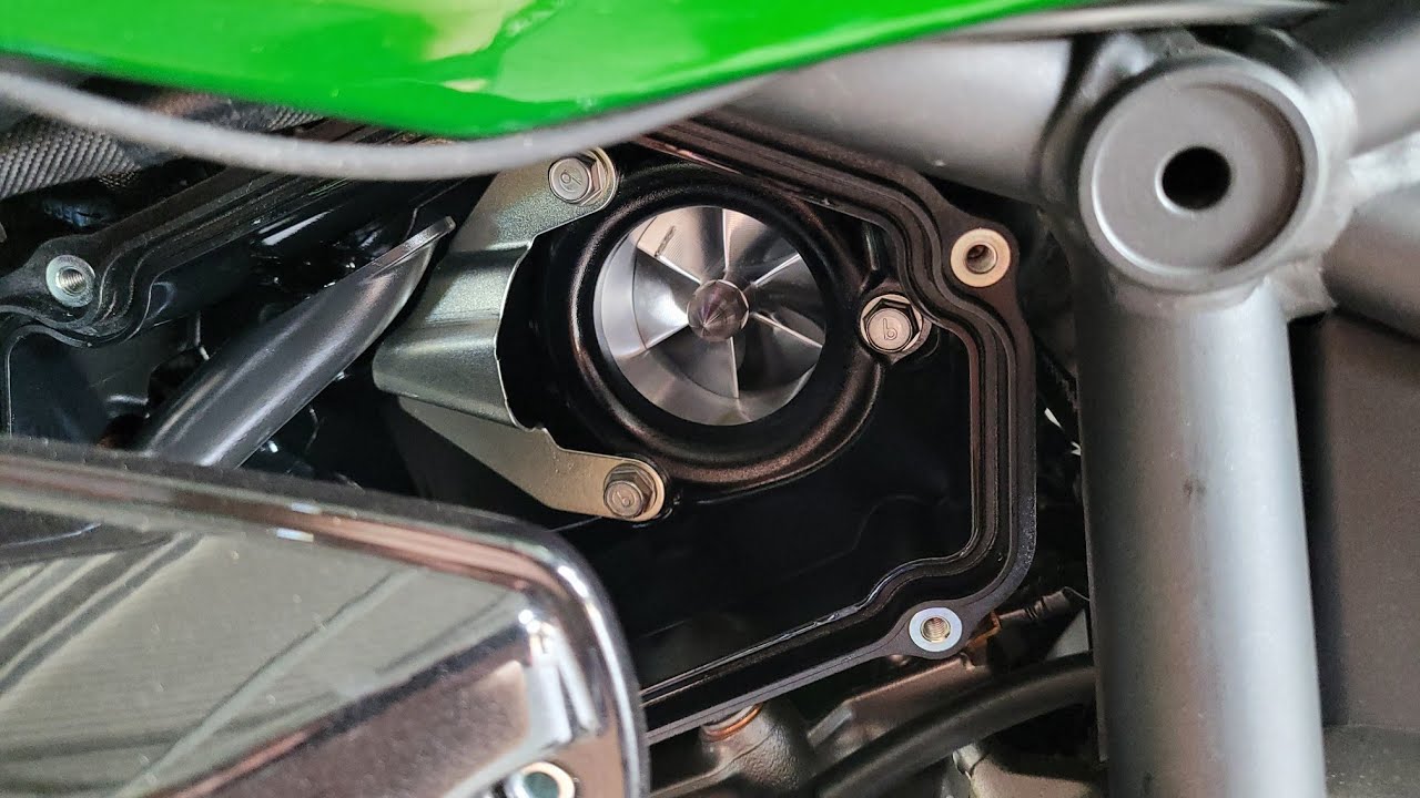 Blow off valve (BOV) install Kawasaki H2 SX SE 2018 - YouTube