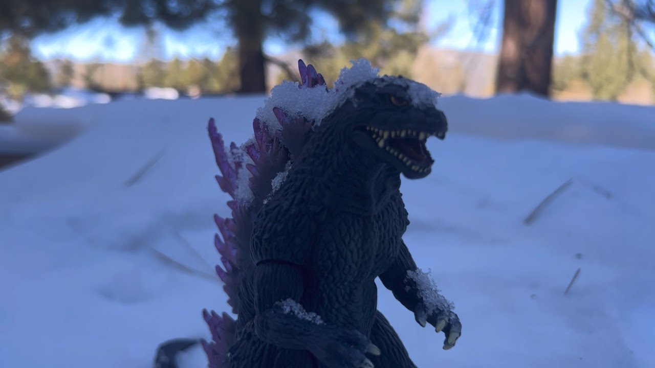 godzilla in the snow - YouTube