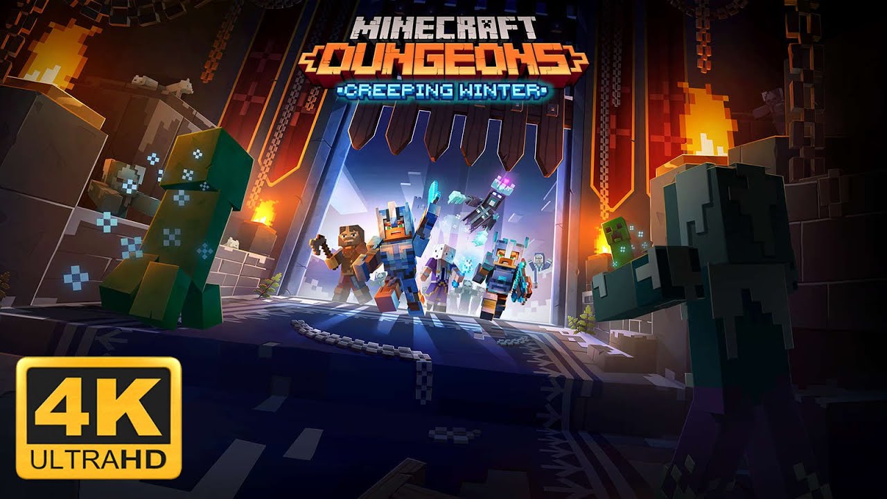 Minecraft Dungeons 4 Player Co-op Game - YouTube