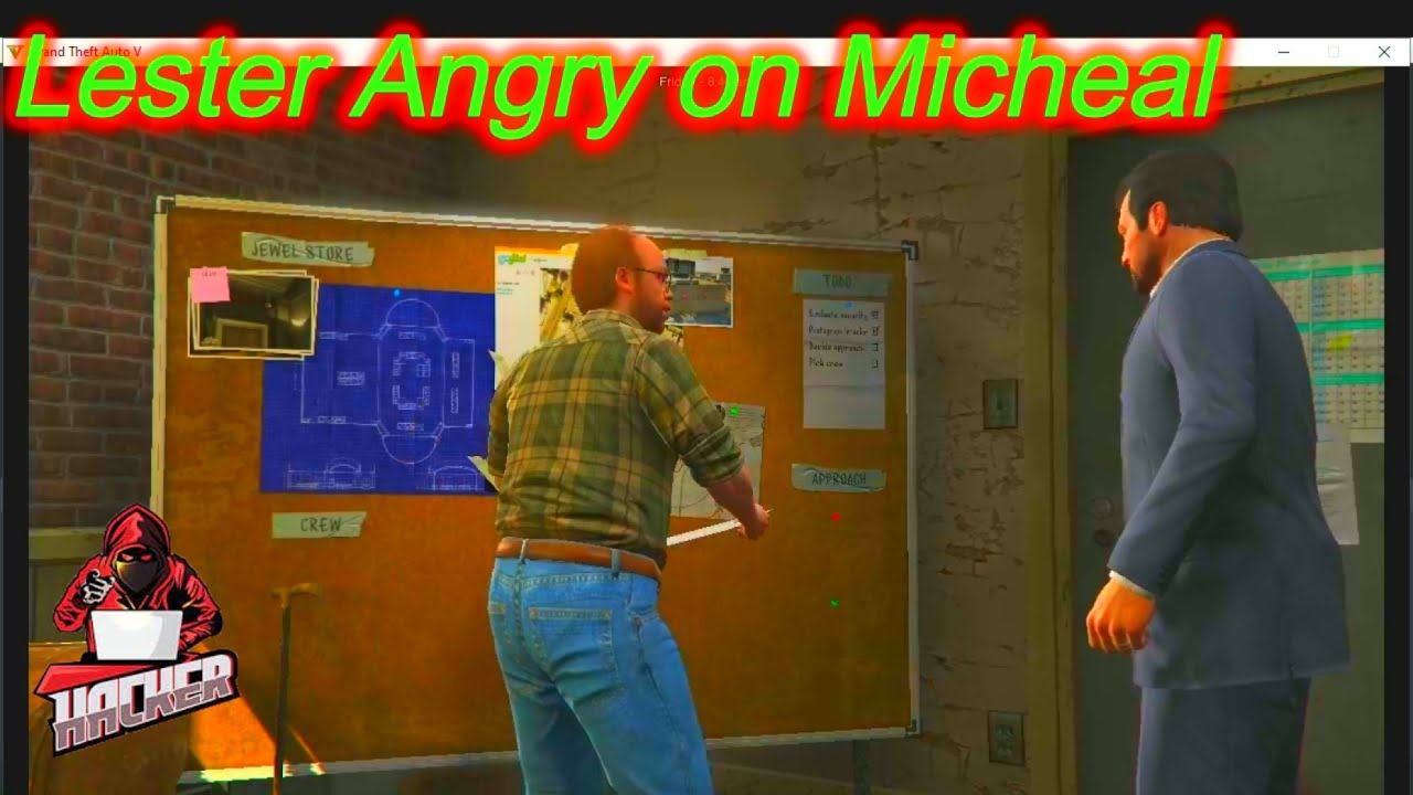 Lester Angry On Micheal GamePlay Gta5 Full Entertainment - YouTube