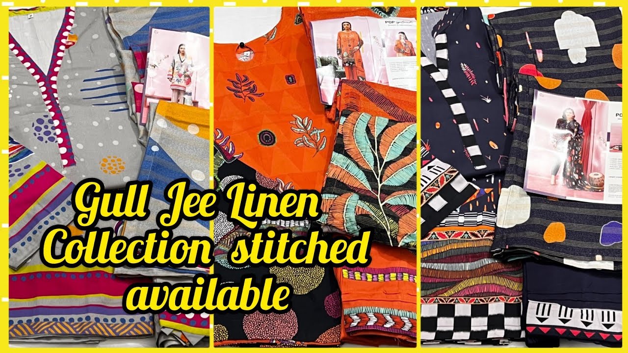 Pop Splash Linen Stitched Collection By Gull Jee / linen / winter ...