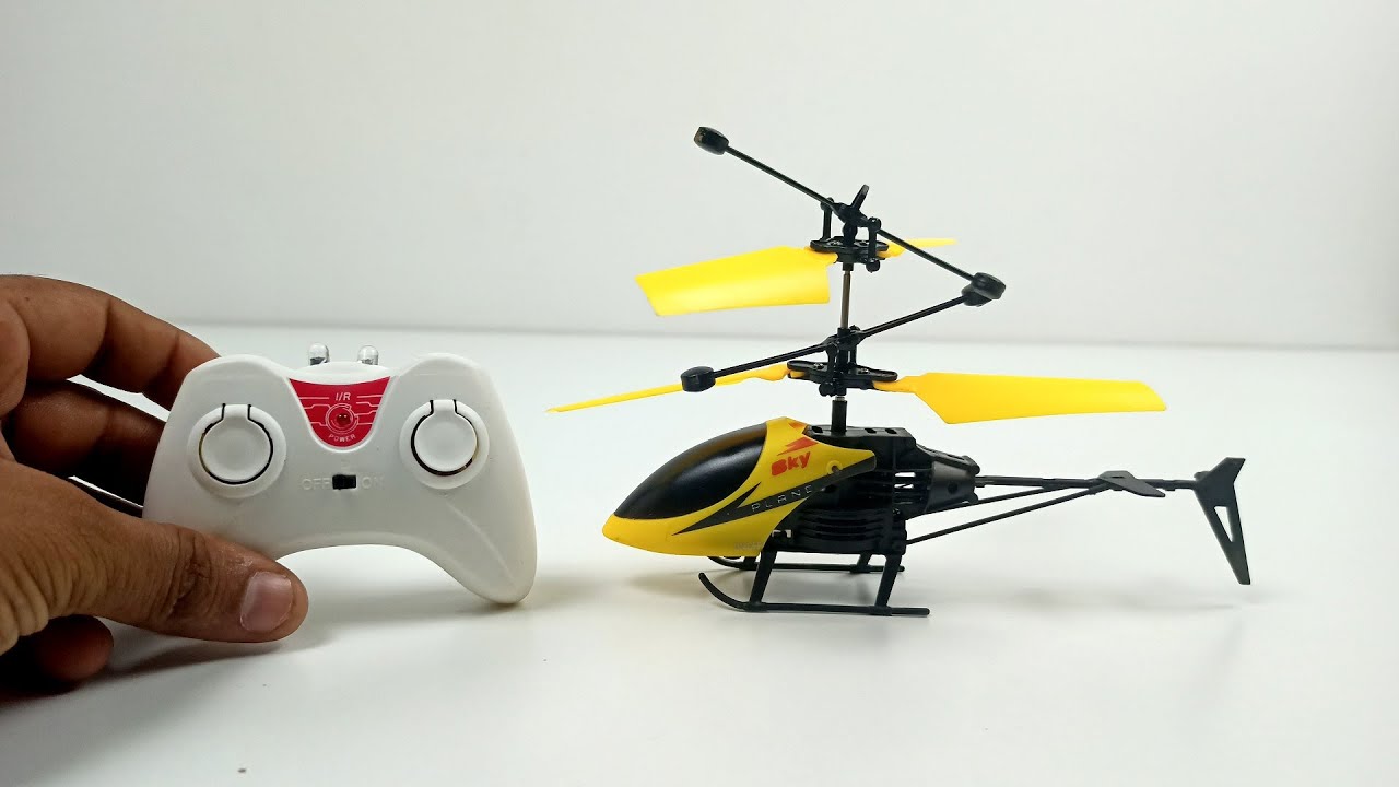 Exceed Helicopter Dual mode control flight Unboxing & Review (Yellow ...