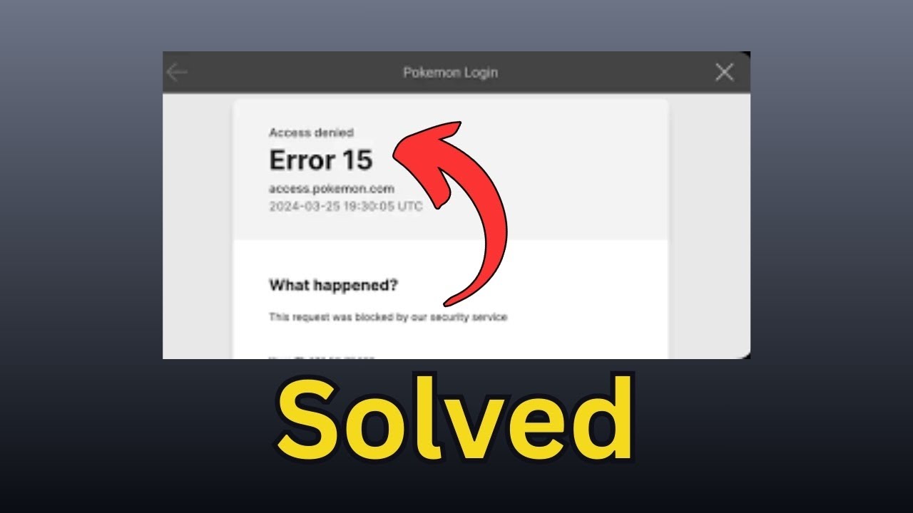 Fix Pokemon Center Error 15 [Full Guide] - YouTube