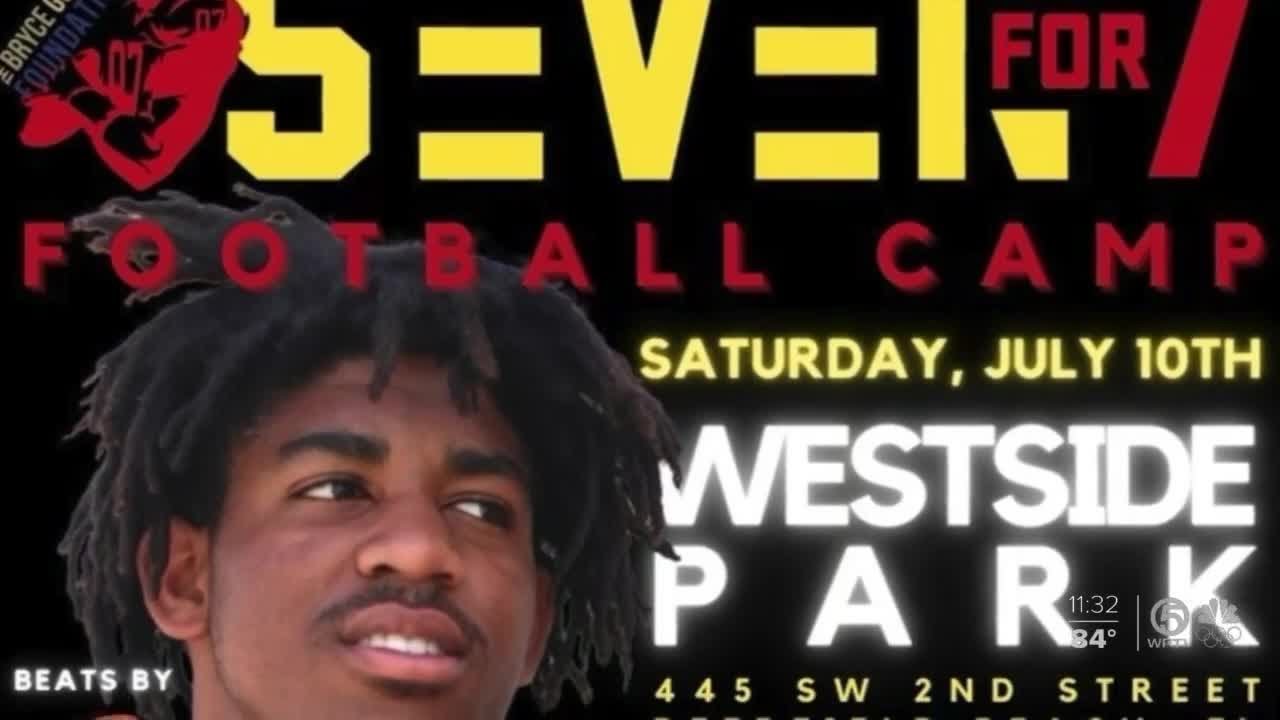 Bryce Gowdy inspired football camp nurtures athletes minds - YouTube