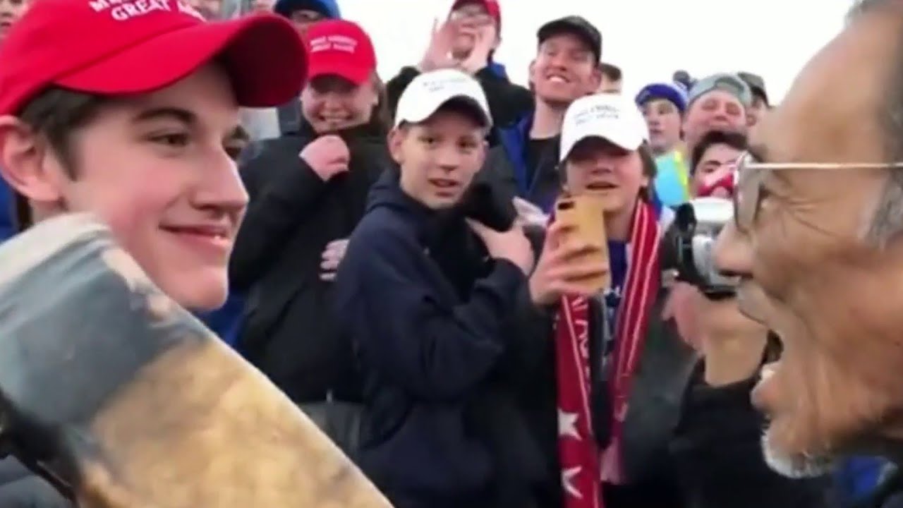 Video of confrontation between Native American man, teen goes viral ...