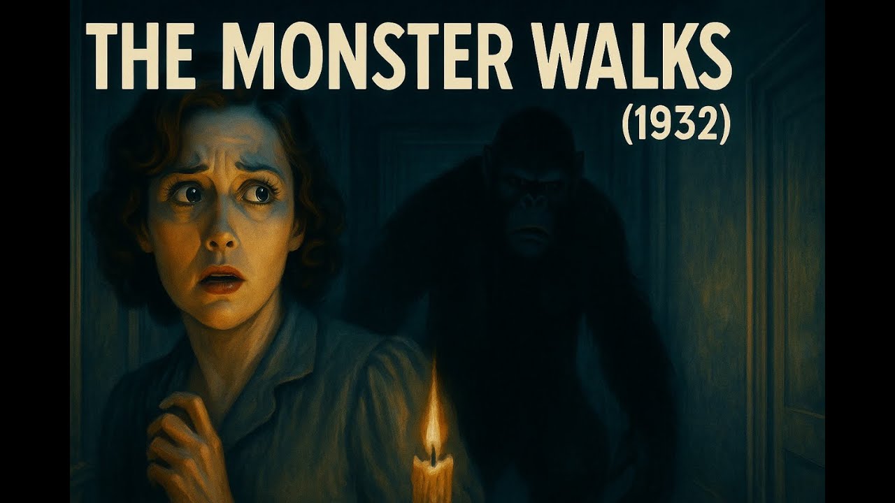 The Monster Walks (1932) | Obscure Public Domain Horror | Killer Ape in Haunted Mansion - YouTube