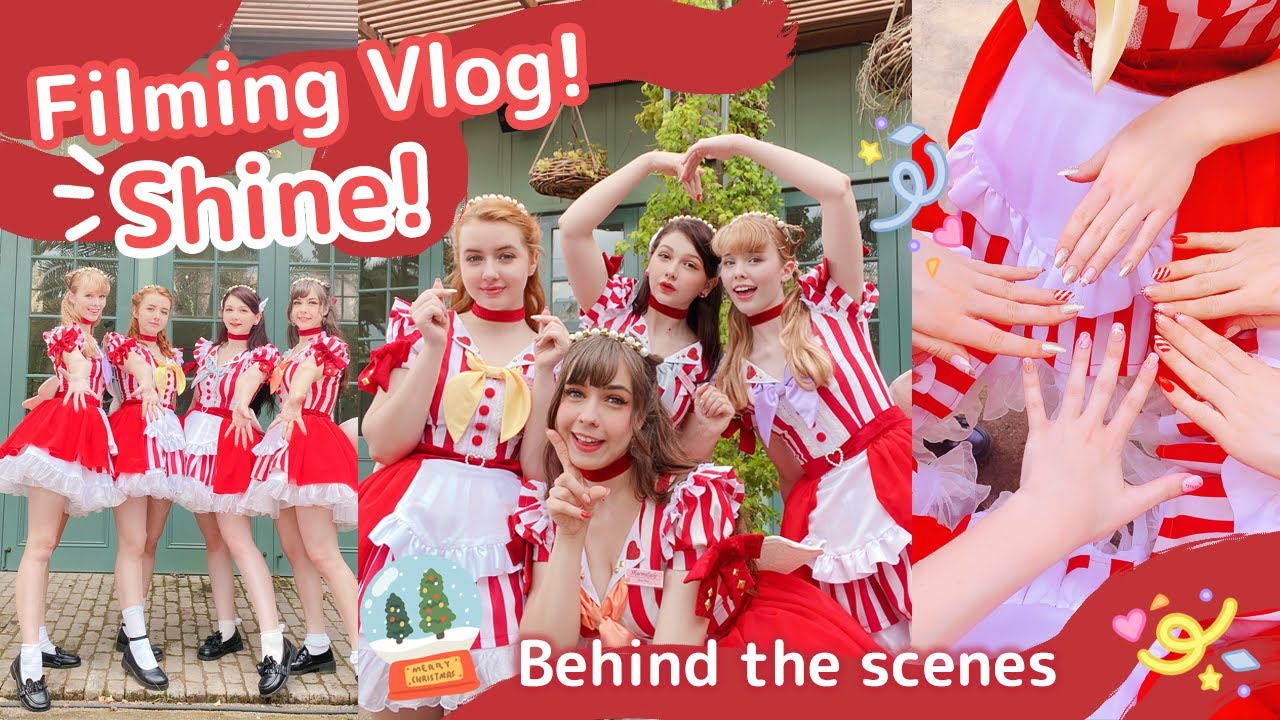 We became MAIDS!!!??? [Melody Parade] SHINE PV day 1 vlog! - YouTube