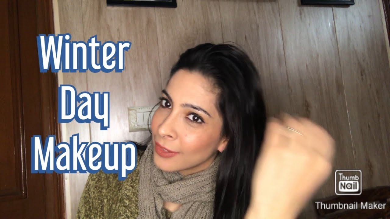 Winter day makeup look - YouTube