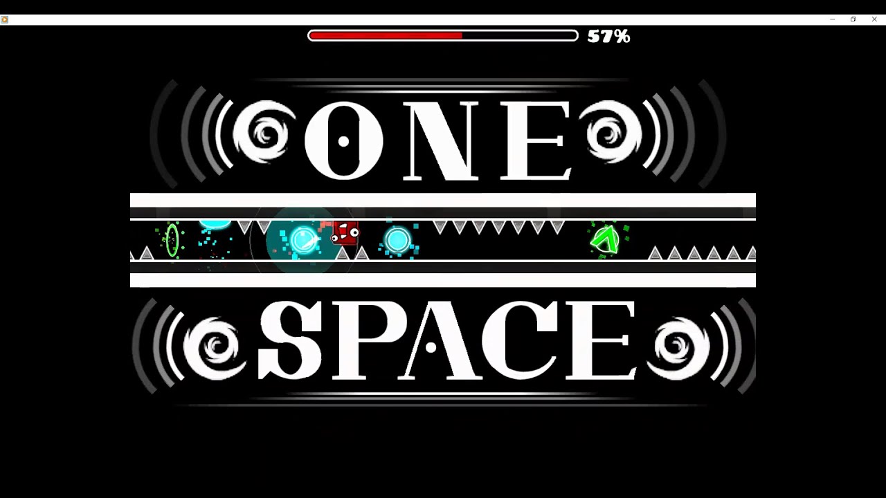 Geometry Dash - One Space 100% - Hard Demon - YouTube