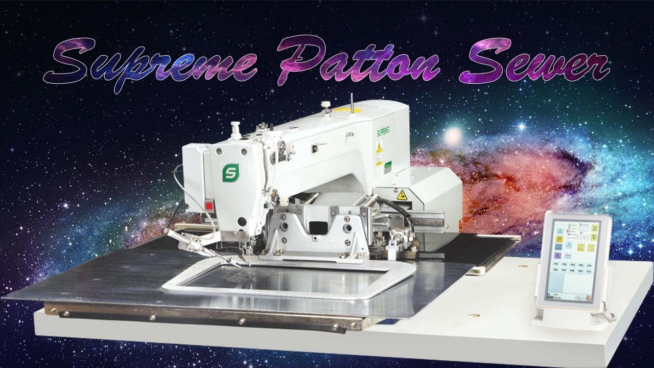 How to drew a new Patton in supreme Patton sewer machine.(SP-1010BS-M ...