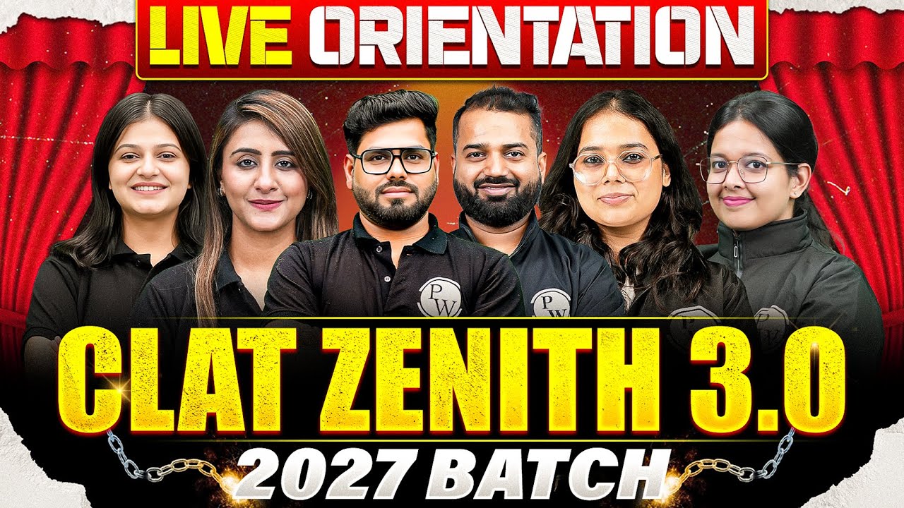 CLAT 2027: Zenith 3.0 Orientation is HERE! 🔥How to Start Your CLAT 2027 ...