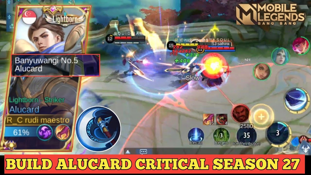 INI DIA BUILD ALUCARD CRITICAL 2023‼️ITEM ALUCARD TOP 1 GLOBAL |Mobile ...