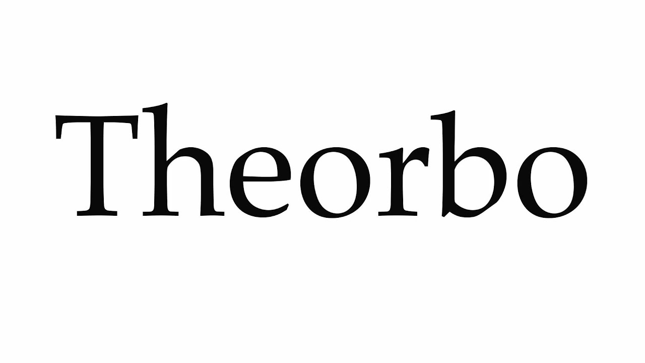 Theorbo Pronunciation