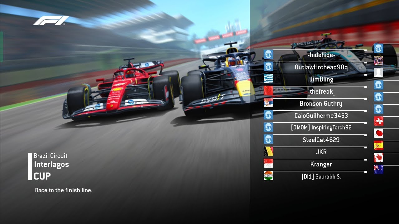 Brazil Circuit| Interlagos| 3 laps| Race to the finish line| Real ...