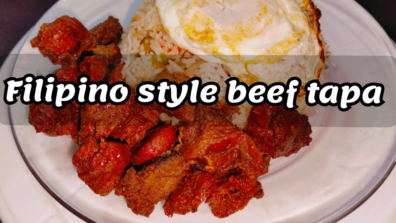 Beef Tapa Recipe | Filipino Style Beef TAPA | 2 Ingredient Recipe ...