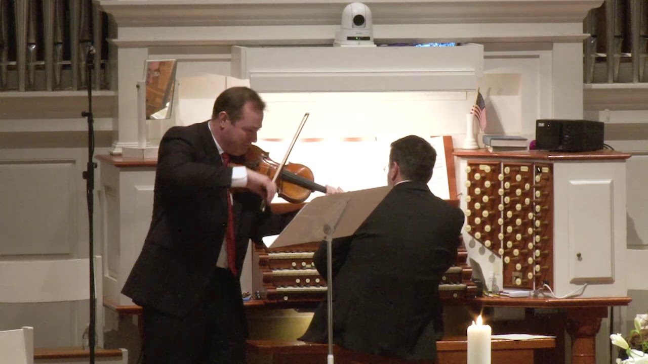 Elegy for Organ and Violin - James Biery - YouTube