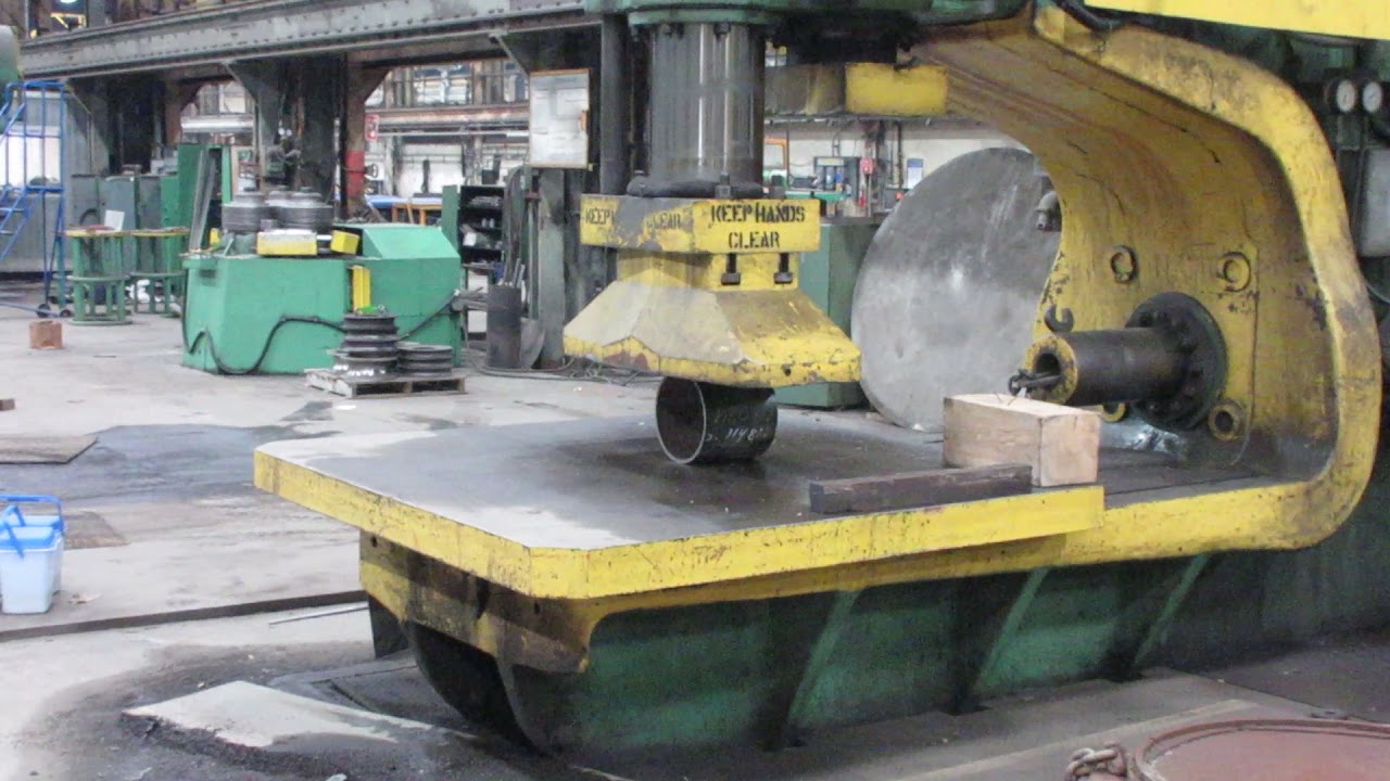 BALDWIN SOUTHWARK 200 TON SECTIONAL FLANGING PRESS - YouTube