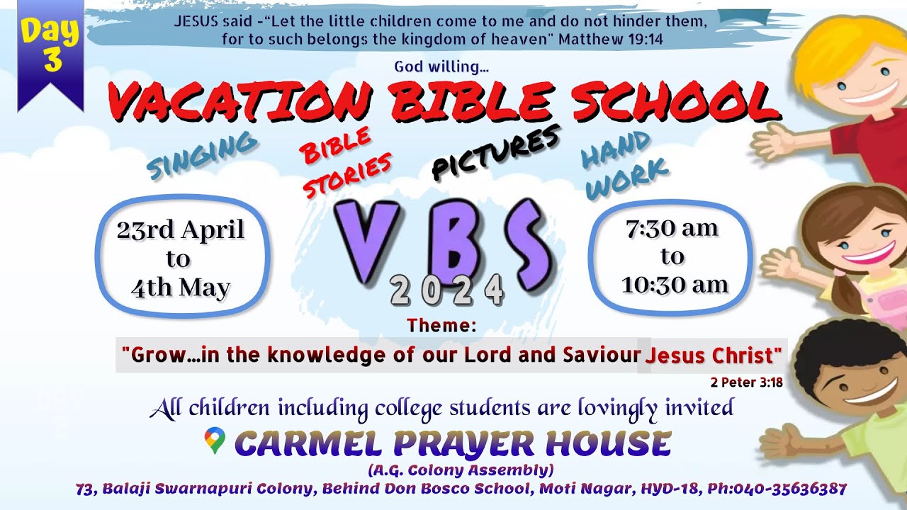 DAY 3 - VBS - 25-04-24 - YouTube