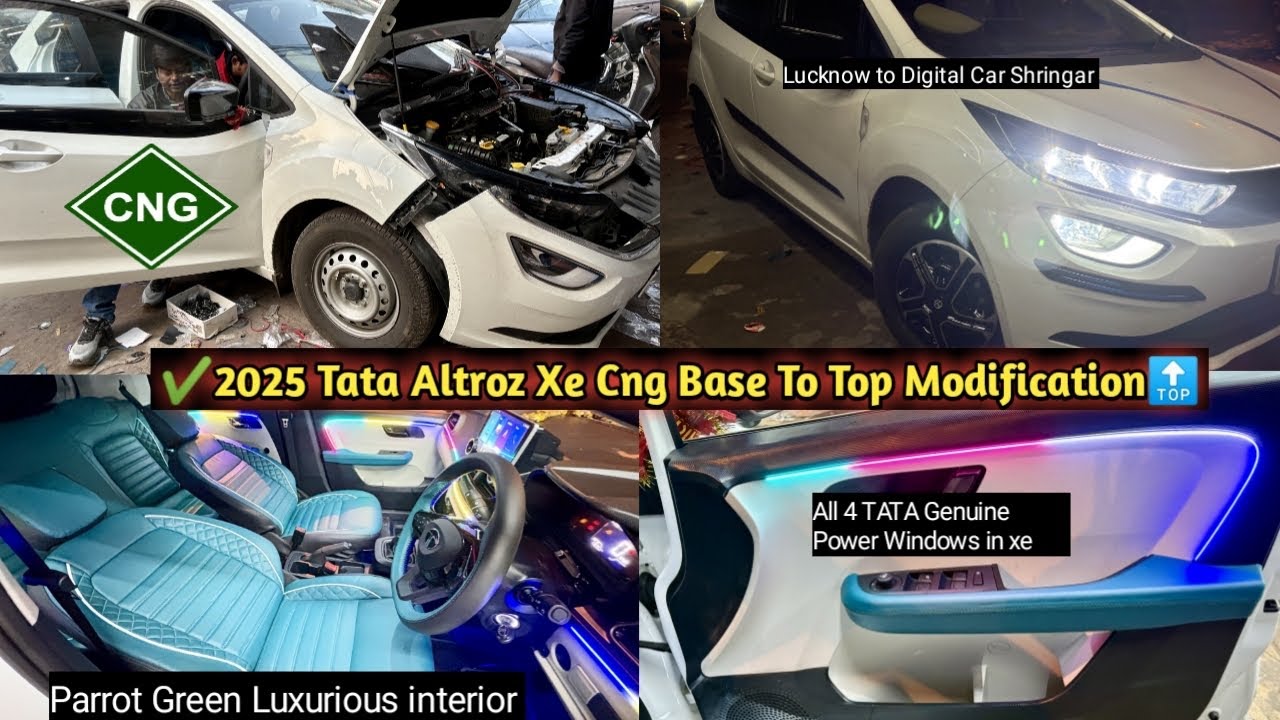 2025 Tata Altroz Base To Top Modification Altroz xe Altroz Modification ...