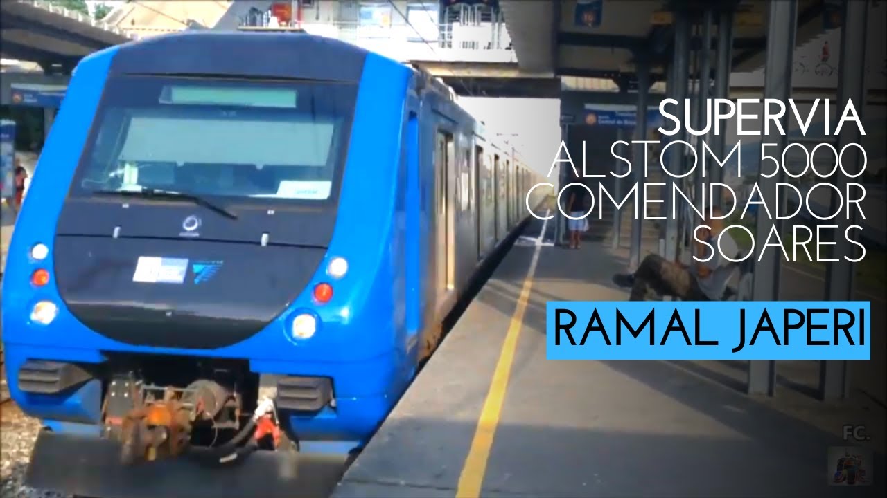 Supervia - Alstom 5000 em Comendador Soares - YouTube