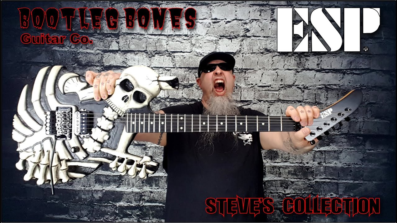 MR.SCARY ESP SKULL & BONES GUITAR #mrscary #espskullandbones # ...
