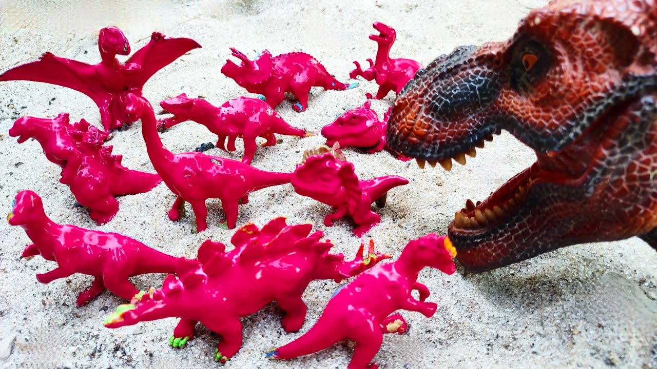Dinosaurus story : T-rex cleans all dinosaurs, Allosaurus ...