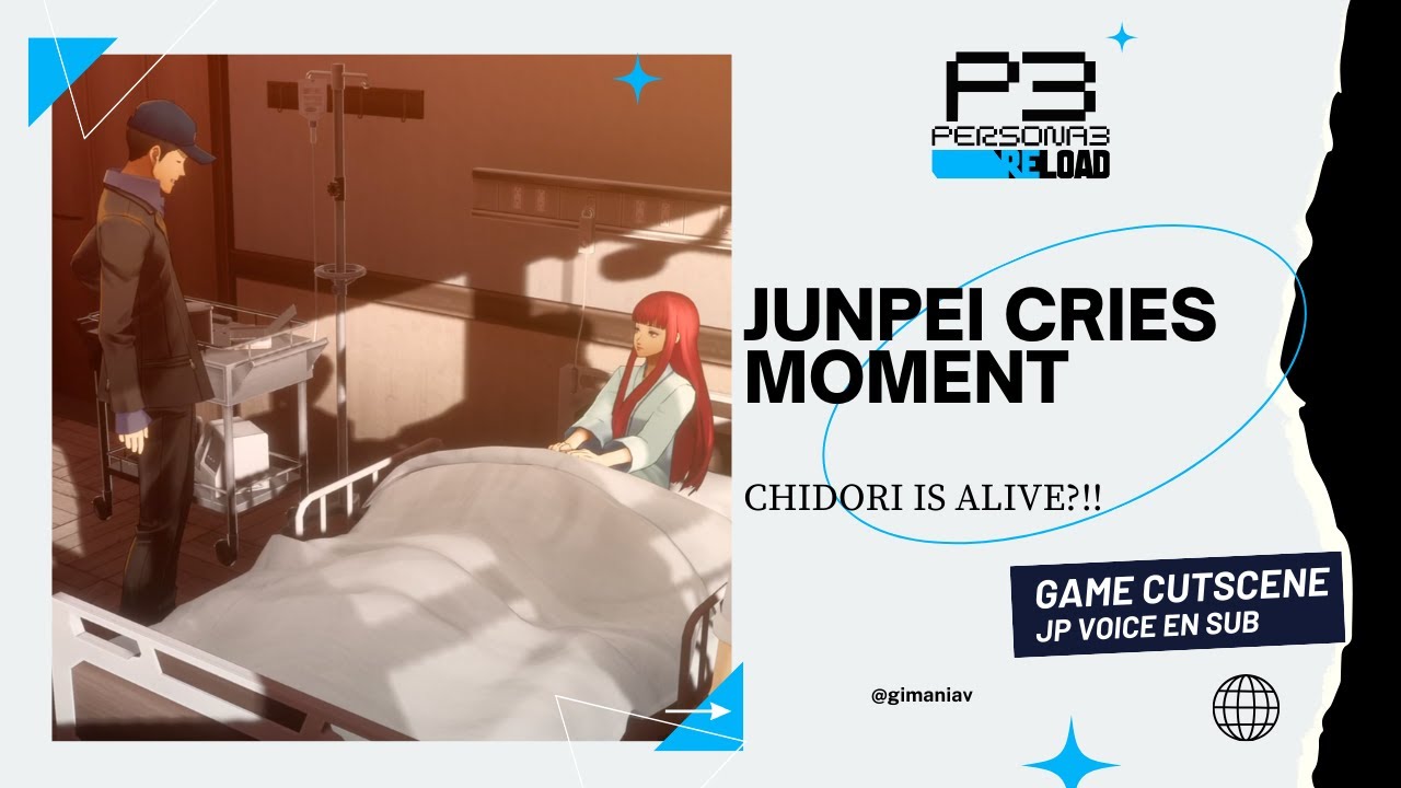 Chidori's ALIVE & Junpei Cries - Sad Moment #persona3reload [Japanese ...