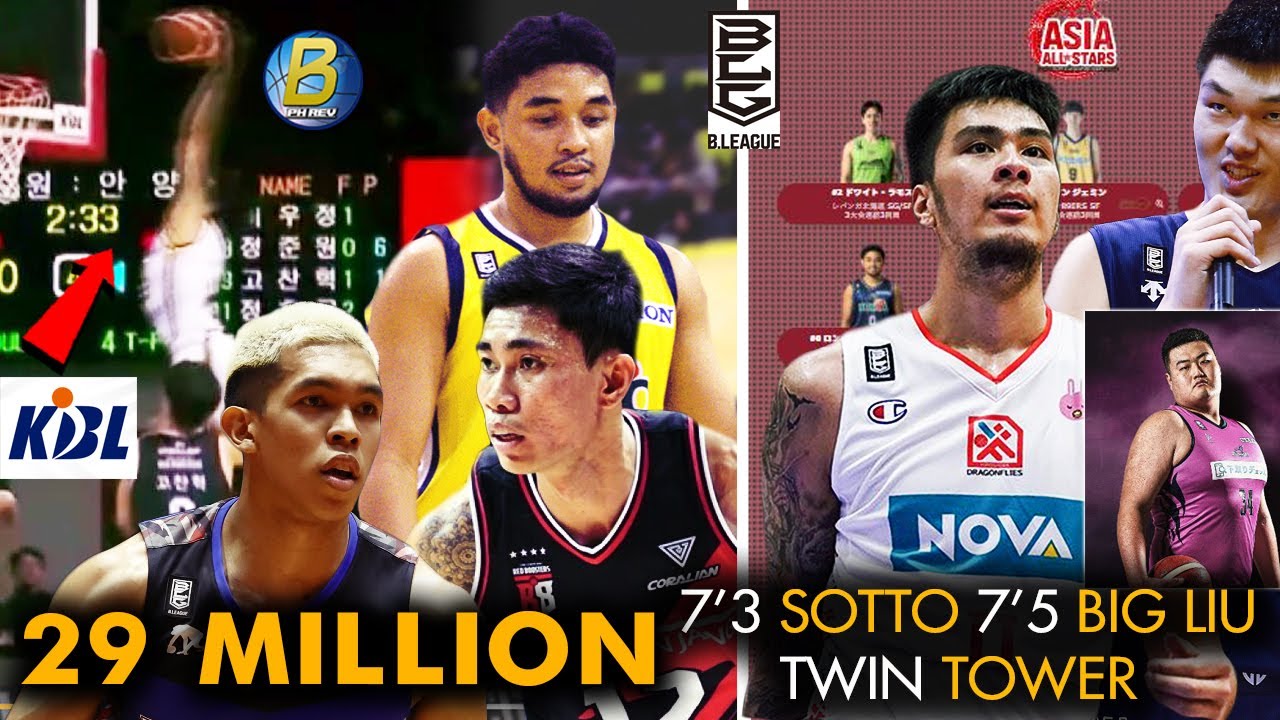 Saan ba mas Nagimprove ang Pinoy? Japan o KBL | 7'3 Kai Sotto 7'5 Big Liu sa isang Team - YouTube