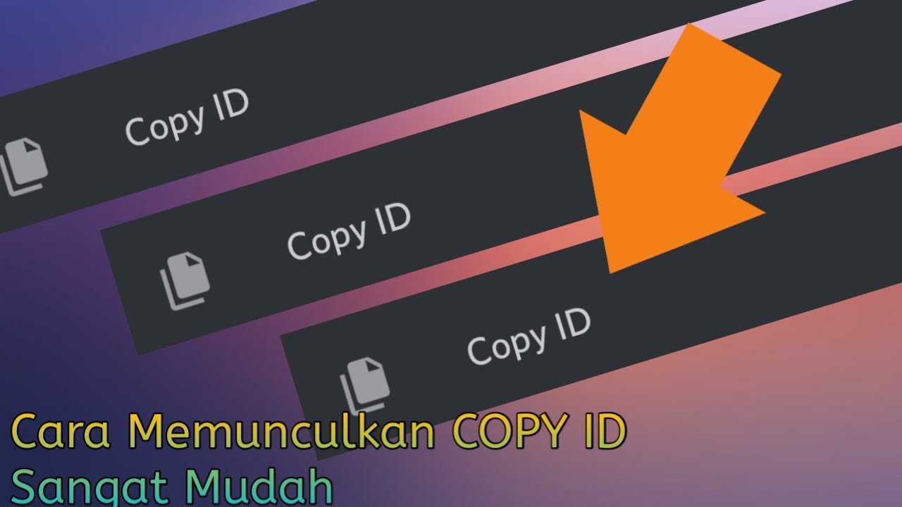 [Tutorial]cara Memunculkan Copy ID Di Discord Simple Cuma 2 menit ...