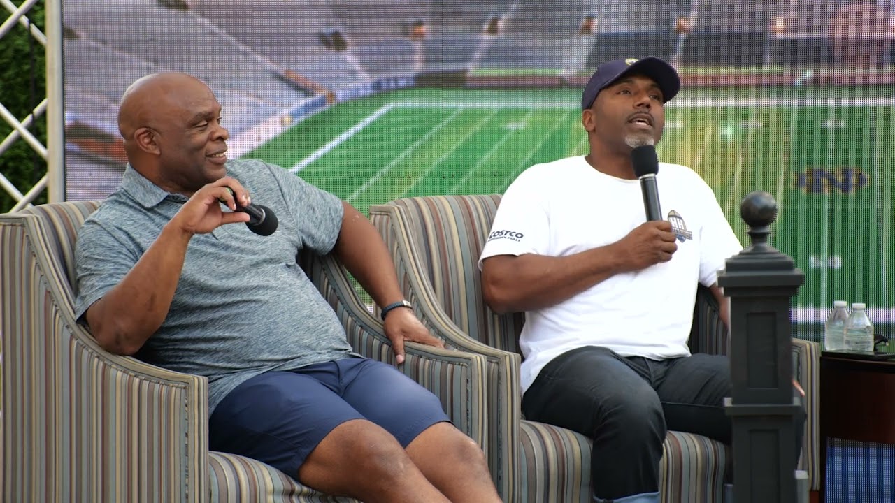 Catching Up with Reggie Brooks '93 and Allen Rossum '98 - YouTube