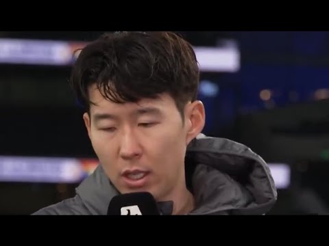 Spurs 1-2 Leicester Sonny Interview | 손흥민 Son Heung-min Tottenham ...