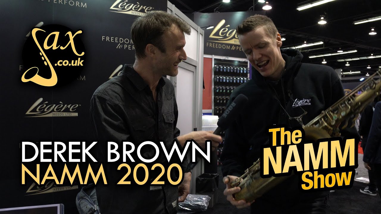 Catching up with Derek Brown (BeatBox Sax) - NAMM 2020 - YouTube