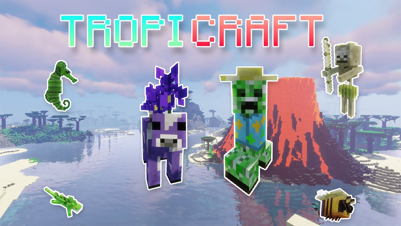 Getting Sunburnt in the Tropicraft Mod - YouTube