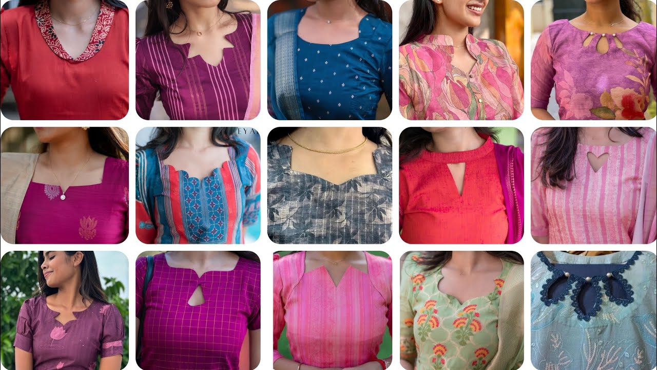 Summer Kurti Neck Design 2025 | Simple Neck Design | Galay Ky Design ...
