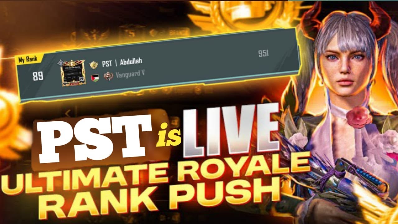 PST Abdullah is Live Ultimate Royale Pubg mobile - YouTube