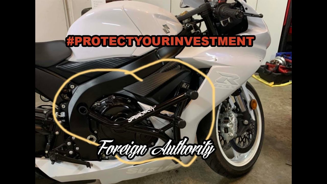 Impaktech Crash Cage Install on 2019 Suzuki GSX-R600 - YouTube